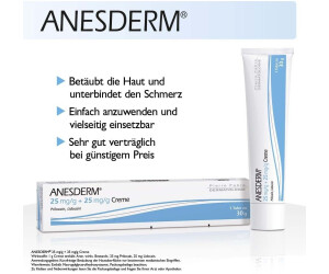 Anesderm 25 mg Creme (30g) ab 17,03 € (Mai 2024 Preise ...