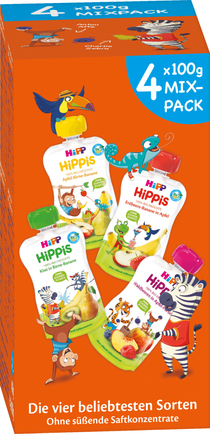 Hipp Hippis Quetschie (4 x 100 g) ab 3,65 € | Preisvergleich bei idealo.de