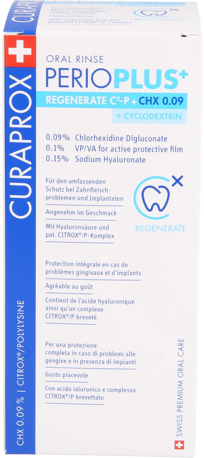 Curaden Curaprox Perio Plus+ Regenerate CHX 0,09% Mundspülung (200ml) ab 7,51 € | Preisvergleich ...