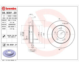 Brembo 08 9081 20 Ab 31 28 € Preisvergleich Bei Idealo De