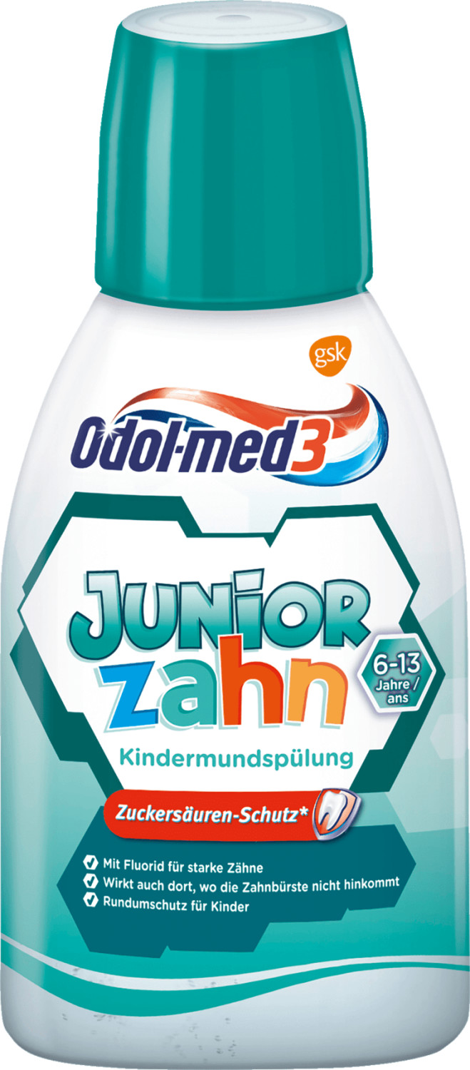 Odol-med3 JuniorZahn Mundspülung 6-13 Jahre (300ml) ab 2,45 ...