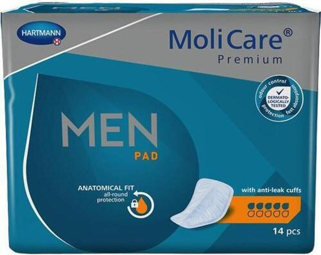 Hartmann MoliCare Premium Men Pad 5 Tropfen ab 6,97 € | Preisvergleich ...