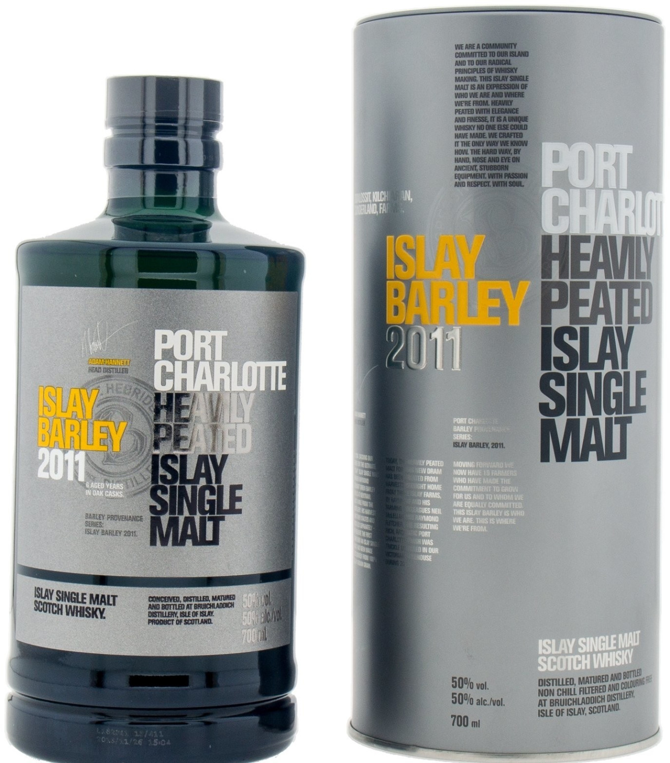 Bruichladdich Port Charlotte Islay Barley Heavily Peated Islay Single