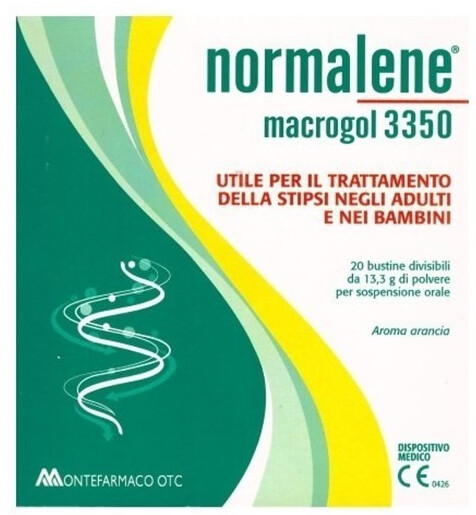 Normalene Macrogol 3350 (20 bs) a € 9,10 (oggi) | Migliori prezzi e ...