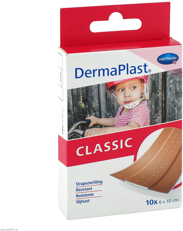 Hartmann DermaPlast CLASSIC Wundpflaster 6 x 10 cm (10 Stk.) ab 1,58 ...