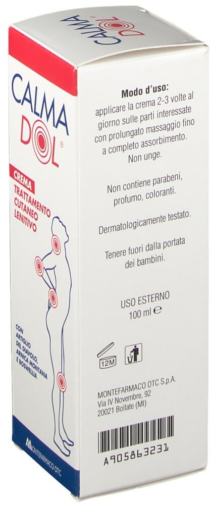 Calmadol Crema Cutanea Antinfiammatoria (100ml) a € 3,72 (oggi ...