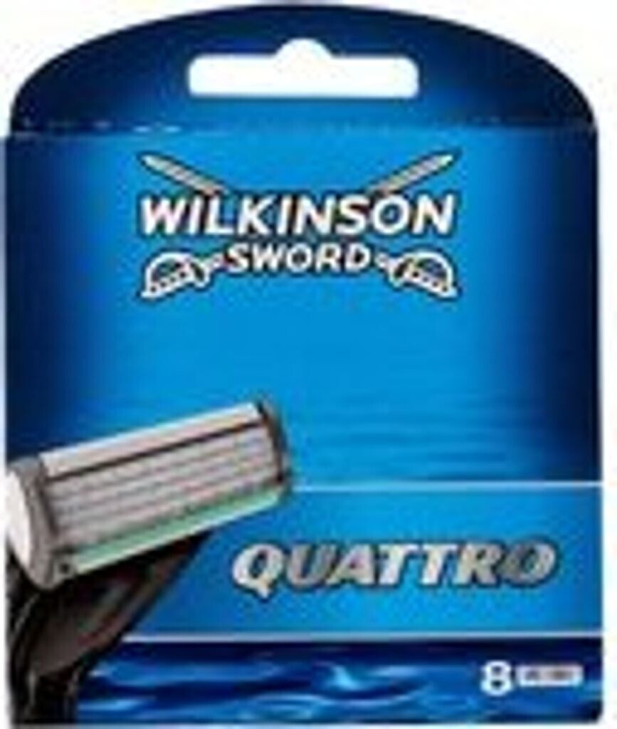 Buy Wilkinson Sword Quattro Razor Blades (8 x) from £6.44 (Today ...