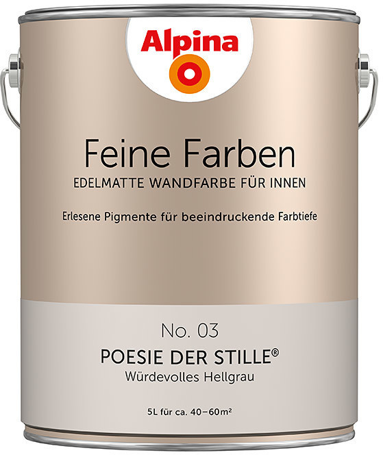 Alpina Farben Poesie der Stille No 03 5L Hellgrau ab 71,58 € | Preisvergleich bei idealo.de
