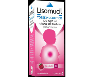 Lisomucil Bambini Sciroppo Mucolitico Tosse (200ml) a € 8,33 (oggi ...