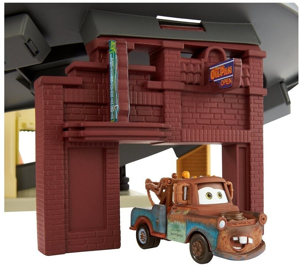 Buy Mattel Disney Cars Radiator Springs Racing Set GGL47 from £37.49 ...