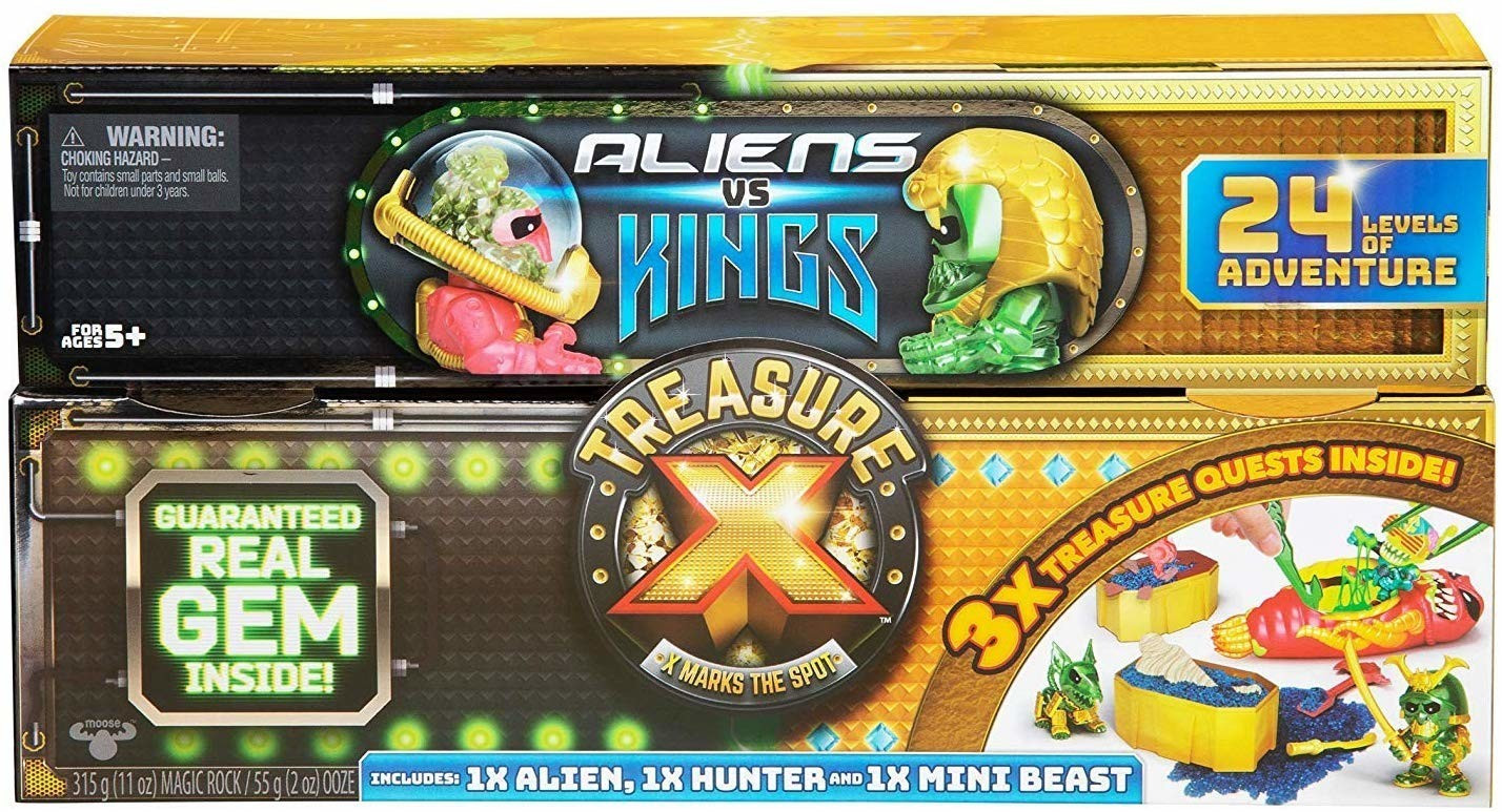 Buy Moose Toys Treasure X Aliens Vs Kings From £2999 Today Best Deals On Uk