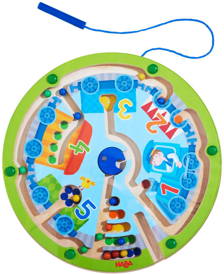 HABA Jeu magnétique Le petit train de billes au meilleur prix sur idealo.fr