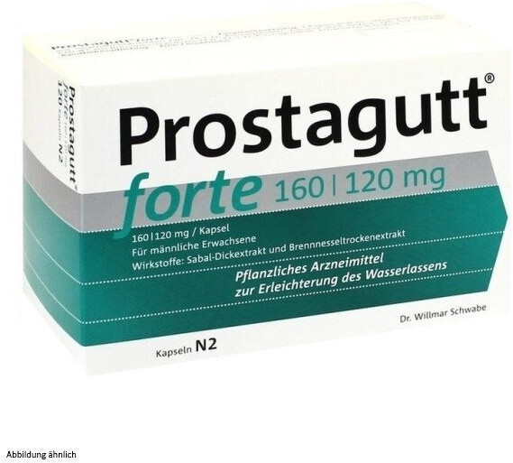 Prostagutt Forte 160/120 mg Kapseln (2 x 100 Stk.) ab € 67,18 ...