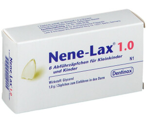 Nene Lax 1,0 Suppositorien für Kinder (6 Stk.) ab 2,41 ...