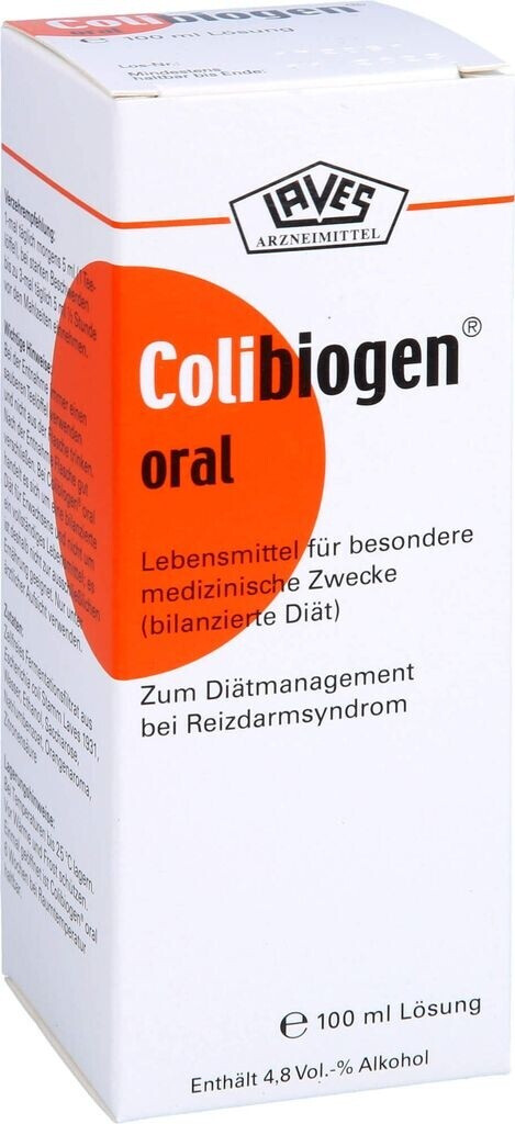 Colibiogen Oral Lösung (100 ml) ab 32,19 € | Preisvergleich bei idealo.de