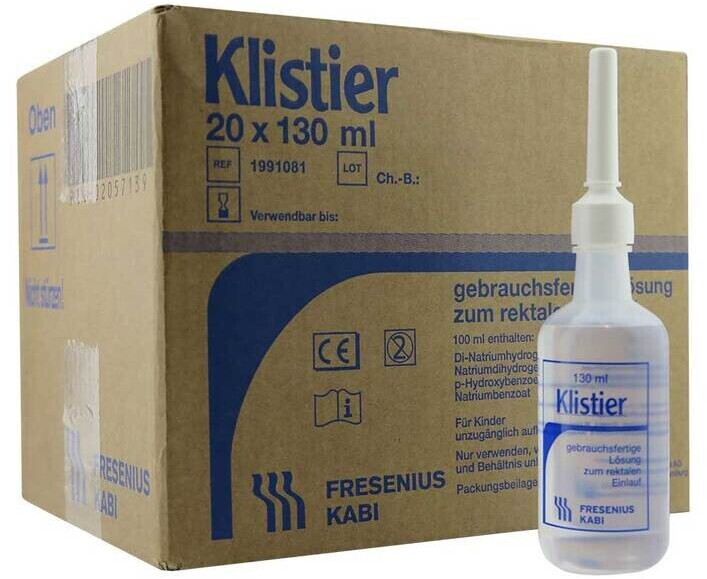 Klistier (20 x 130 ml) ab 21,69 € | Preisvergleich bei idealo.de