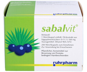 Sabalvit Kapseln (200 Stück) ab 35,54 € | Preisvergleich bei idealo.de
