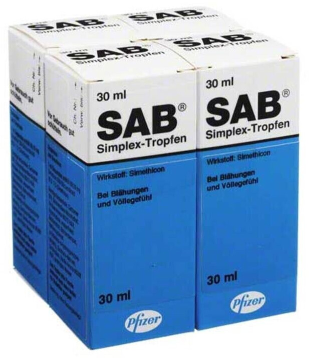 Sab Simplex Suspension (4 x 30 ml) ab 20,18 € | Preisvergleich bei ...