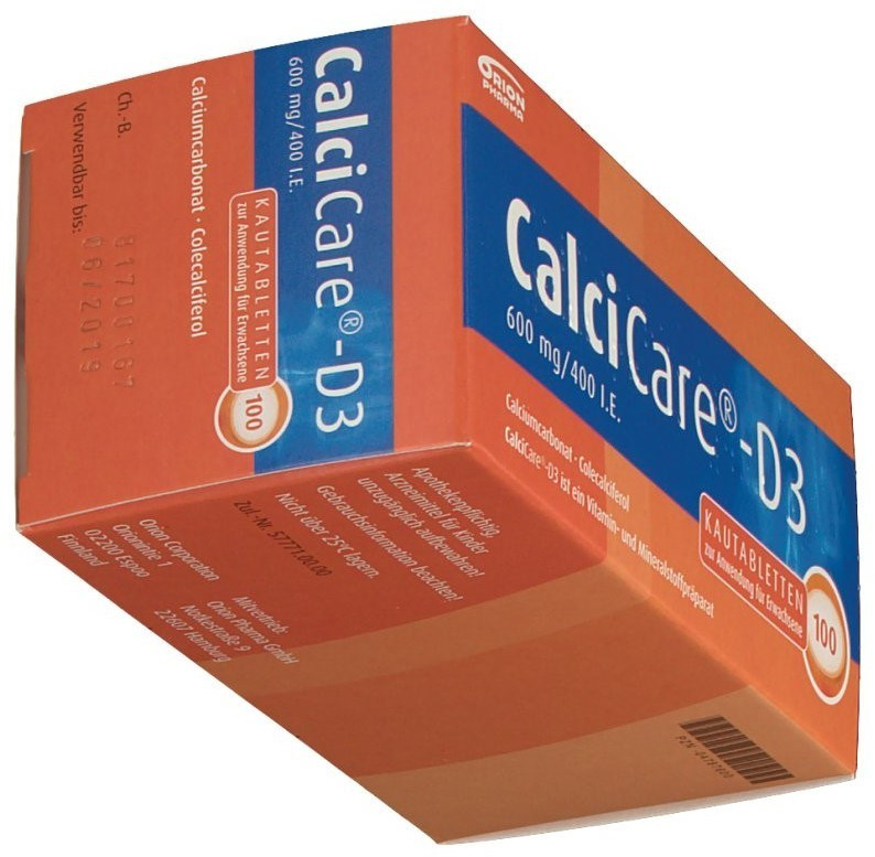 Calcicare D3 Kautabletten (100 Stk.) ab 21,10 € | Preisvergleich bei ...