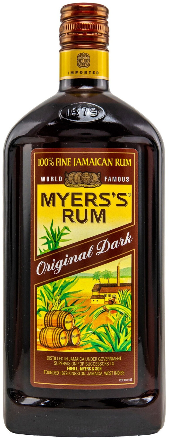 Myers's Rum Original Dark 0,7l 40% a € 15,70 (oggi) | Miglior prezzo su ...