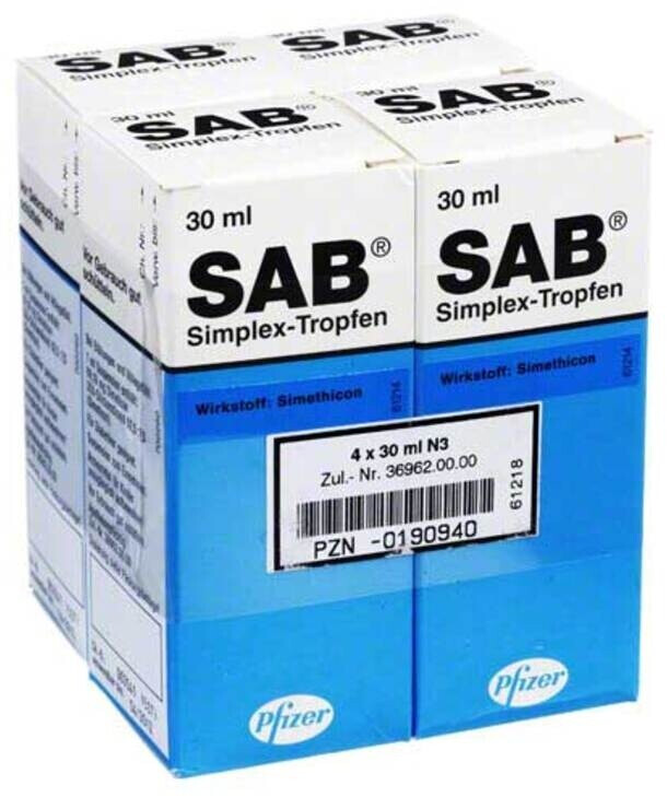Sab Simplex Suspension (4 x 30 ml) ab 19,77 € | Preisvergleich bei ...