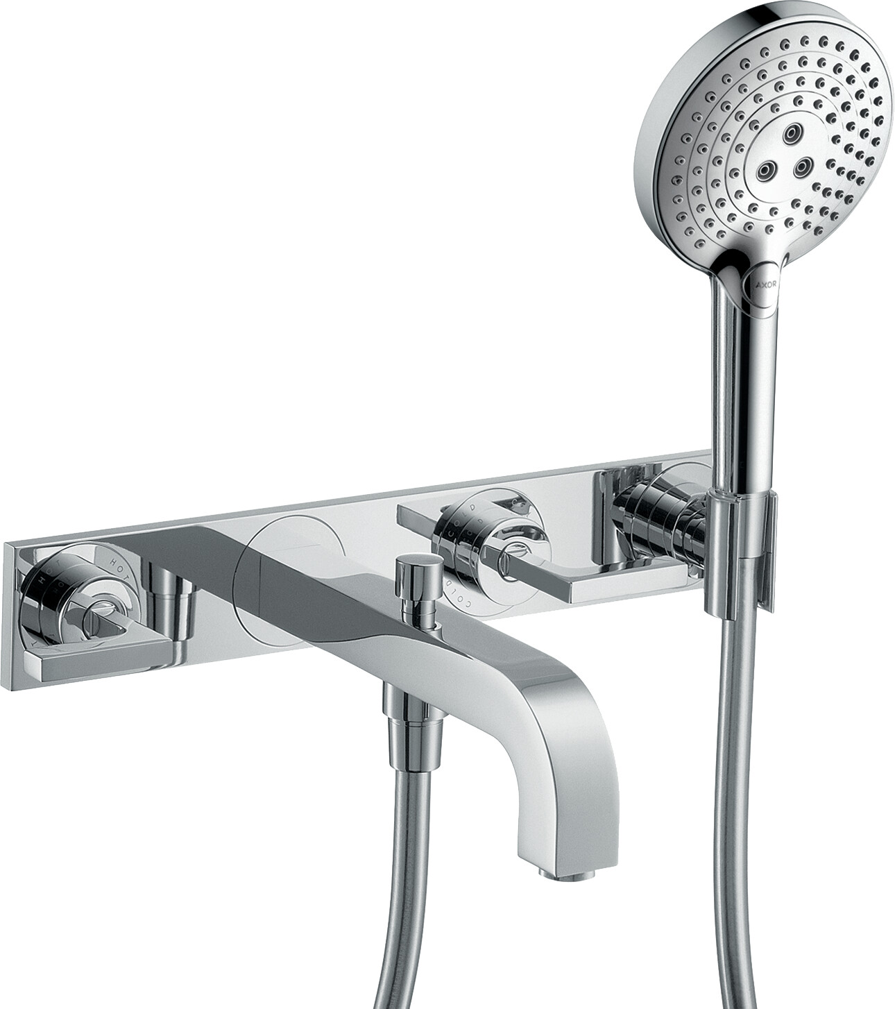 Axor Citterio 3-Loch-Wannenarmatur für Wandmontage chrom (39442000) ab ...