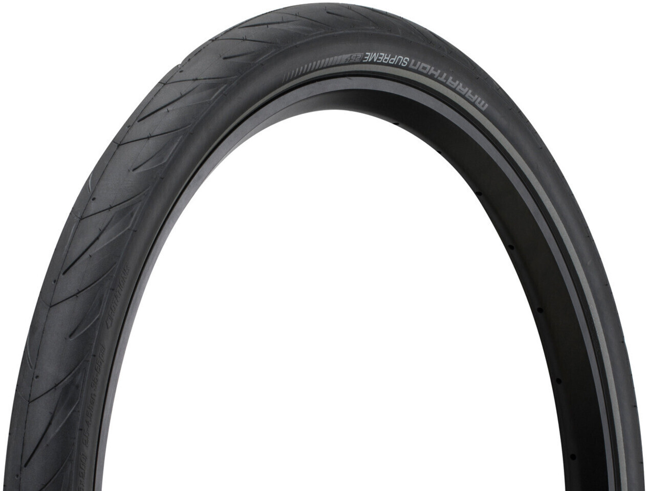 Schwalbe Marathon Supreme Evolution V-Guard Faltreifen schwarz-reflex ...