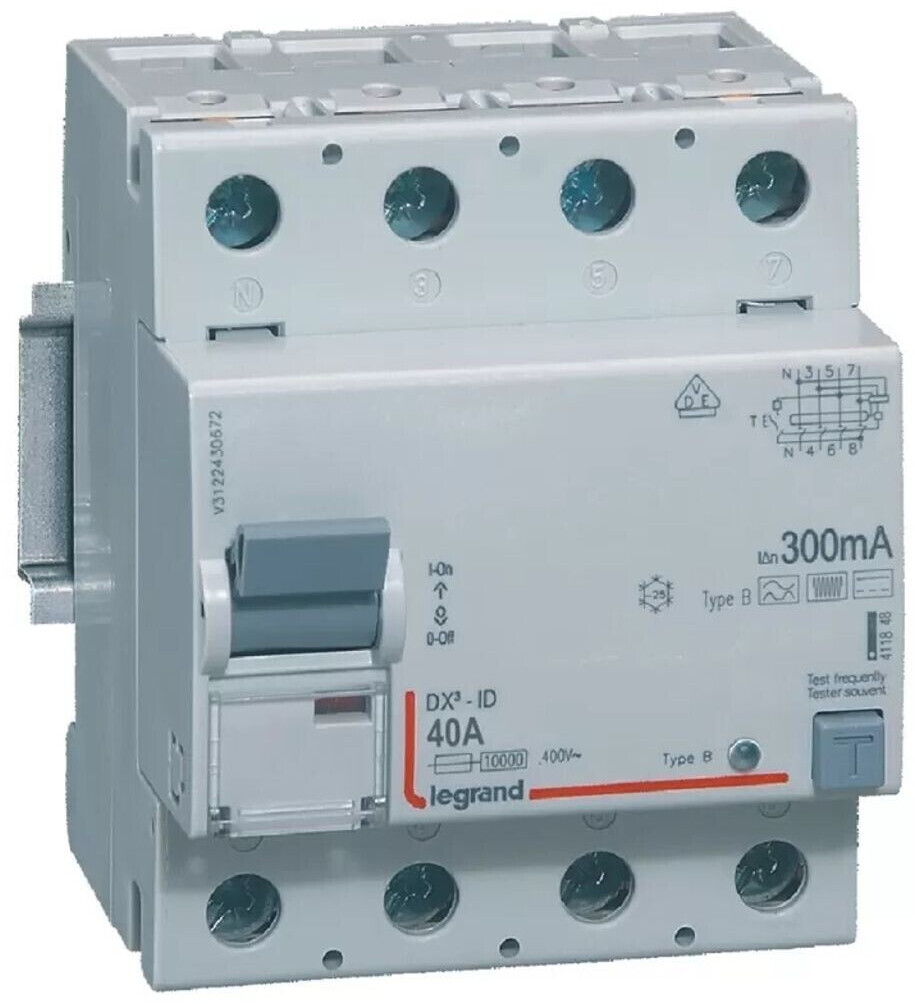 Legrand Rcd circuit breaker (411848) au meilleur prix sur idealo.fr
