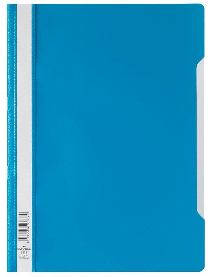 DURABLE Schnellhefter Kunststoff hellblau DIN A4 (979257306) ab 3,53 € | Preisvergleich bei ...
