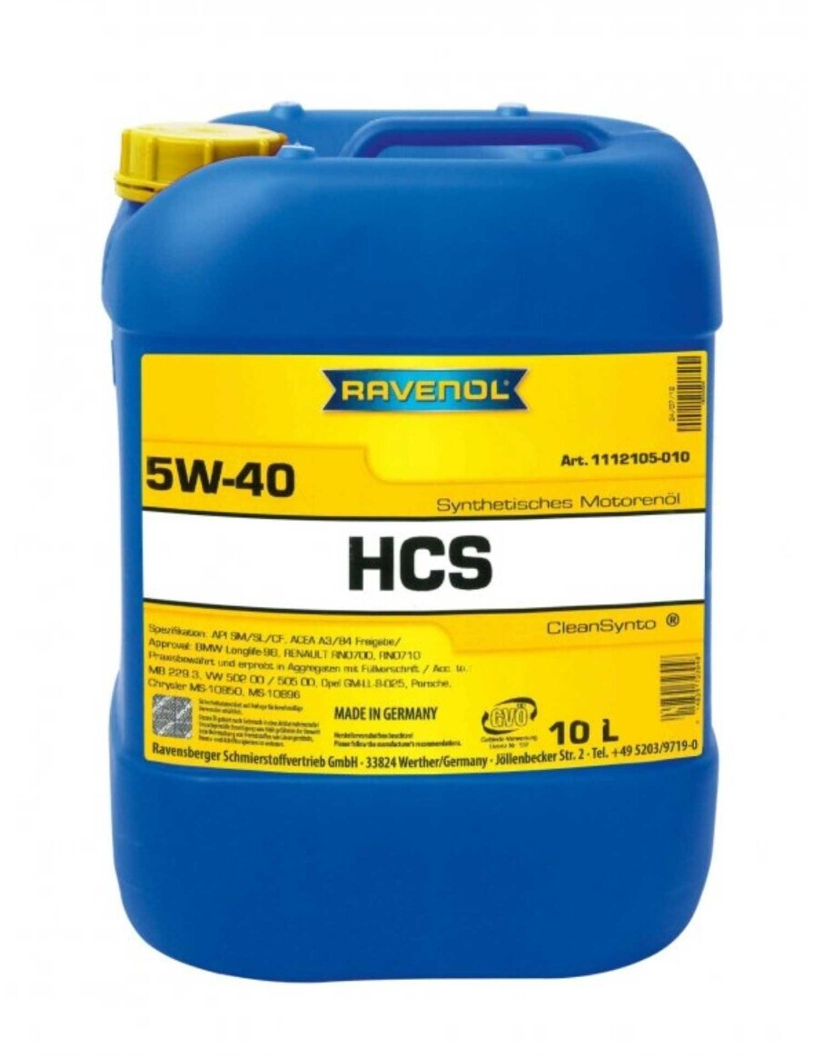 Ravenol Hydrocrack Synth. HCS 5W-40 (10 l) ab 73,95 € | Preisvergleich ...