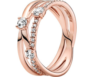 Pandora Sparkling Triple Band Ring (189400C01) desde 96,68 € | Compara ...