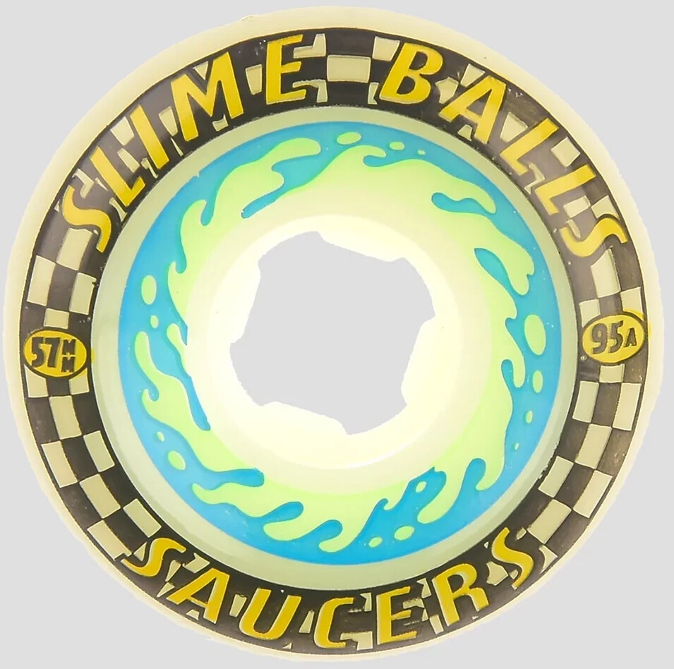 Slime Balls Saucers 95A 57mm Wheels white / yellow Gr. Uni ab 51,95 ...