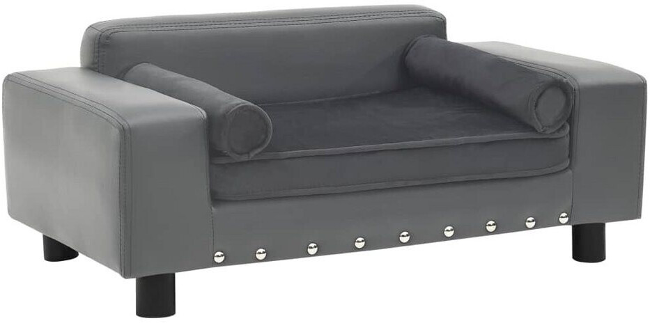 vidaXL Hundesofa 81x43x31cm Plüsch / Kunstleder ab 63,99 € | Preisvergleich bei idealo.de