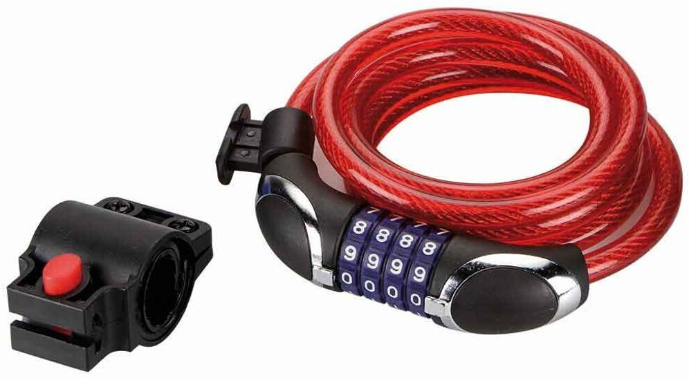 Ges 4 Digit Cable Lock red 10 x 1500 mm ab 7,49 € | Preisvergleich bei ...