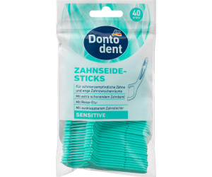 DontoDent Zahnseidesticks sensitive mit Etui (40 Stk.) ab 0,95 ...