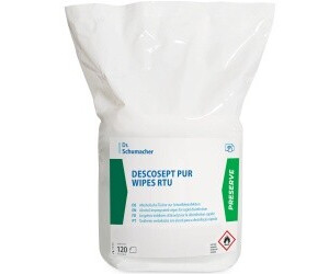 Dr. Schumacher DESCOSEPT Pur Wipes RTU Desinfektionstücher (120 Stk ...