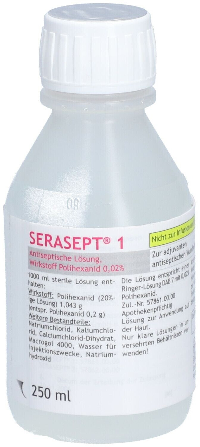 Serag-Wiessner SERASEPT 1 Lösung (250ml) ab 14,27 € | Preisvergleich ...