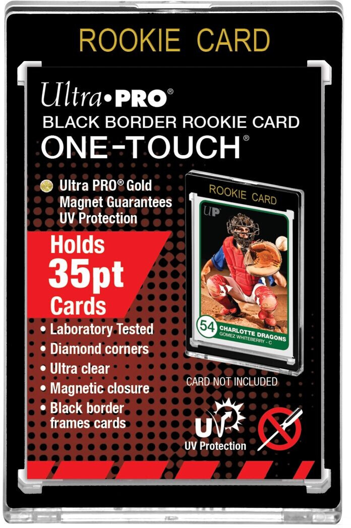 Ultra Pro UP One-Touch Card Holder Rookie (35pt) Black Border ab 4,97 ...