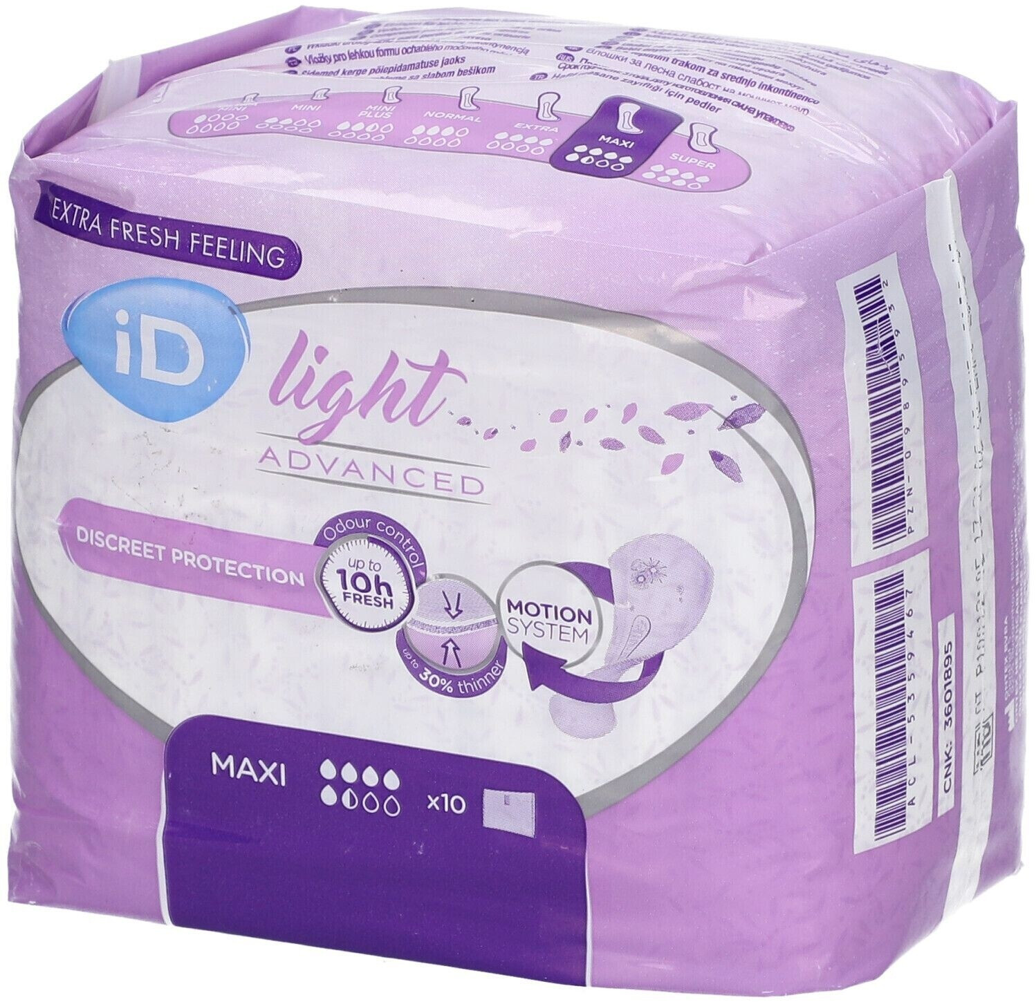 ID Light Maxi incontinence pads (10 pcs.) au meilleur prix sur idealo.fr