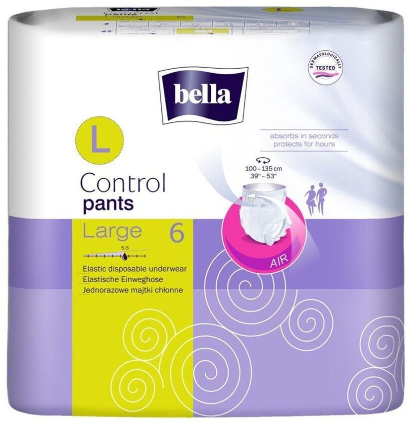Bella Control Pants Large (6 Stk.) ab 6,88 € | Preisvergleich bei idealo.de