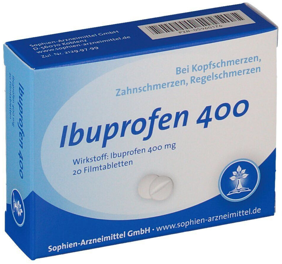 Ibuprofen 400 Filmtabletten ab 2,43 € | Preisvergleich bei idealo.de