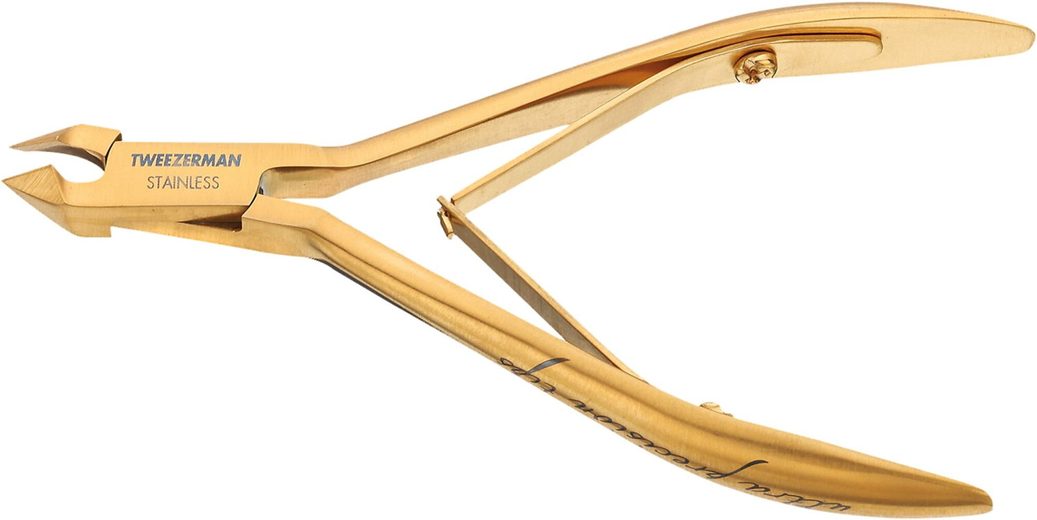 Buy Tweezerman Ultra Precision cuticle nipper gold from £39.77 (Today ...