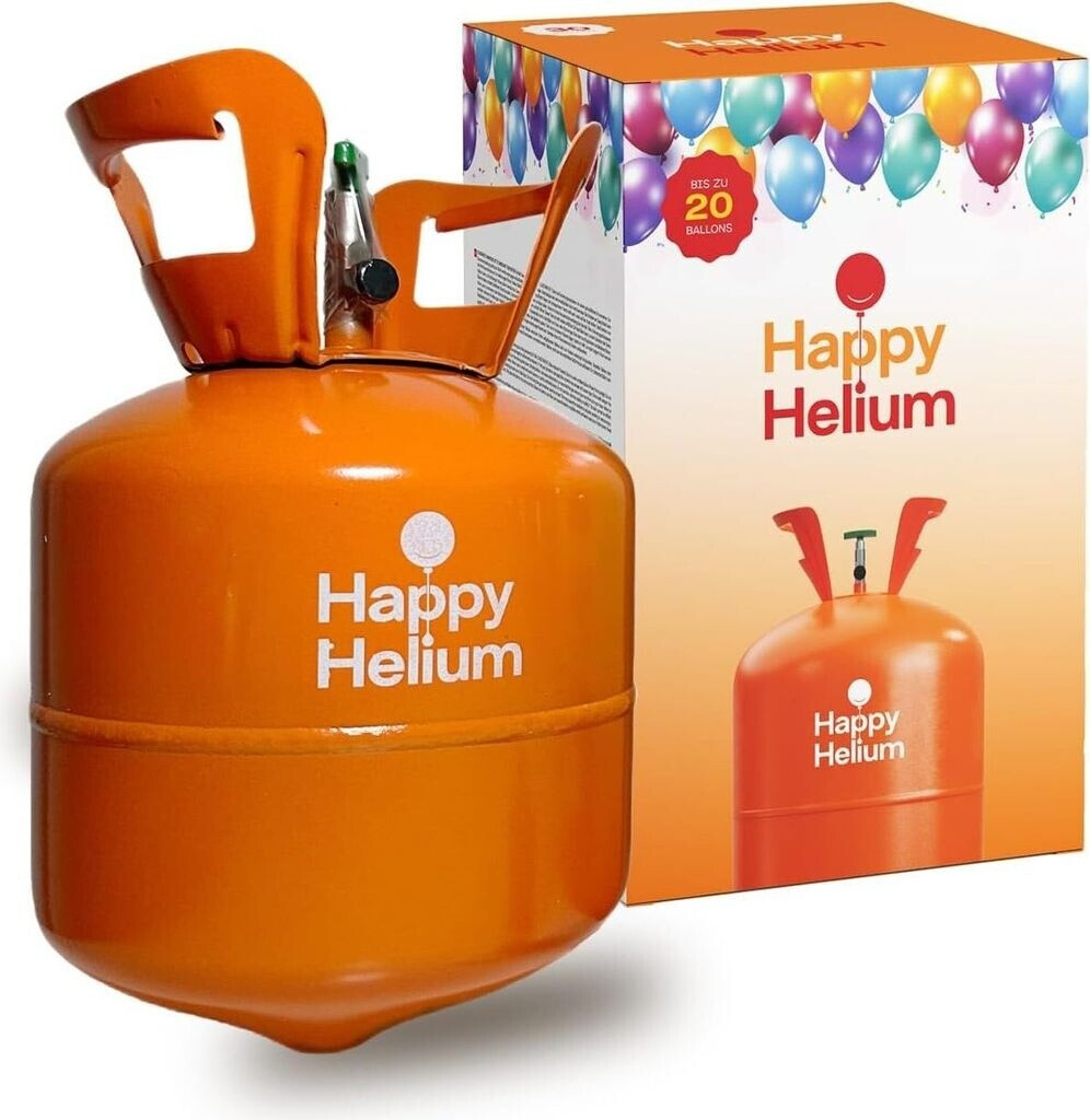Happy Helium Ballongas Helium für 20 Luftballons Balloon Gas 140 L ...