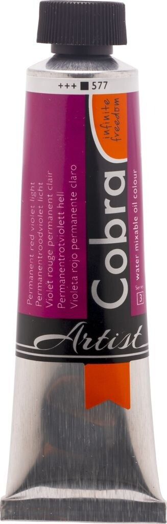 Royal Talens Oelfarbe Cobra wasservermalbar Permanentrotviolett hell ...