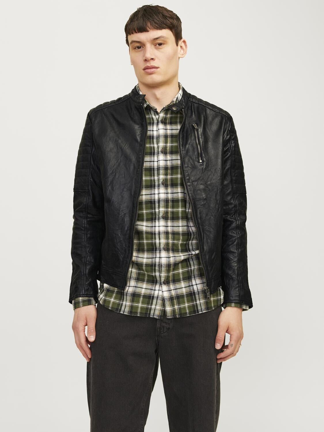 Jack & Jones Jjerichard Leather Jacket Noos (12262456) ab 118,99 ...