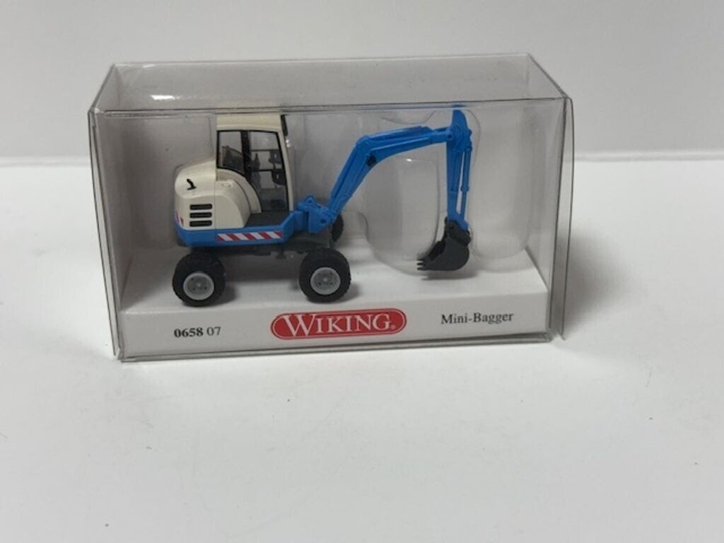 Wiking Mini-Bagger 1:87 blau (065807) ab 27,95 € | Preisvergleich bei ...