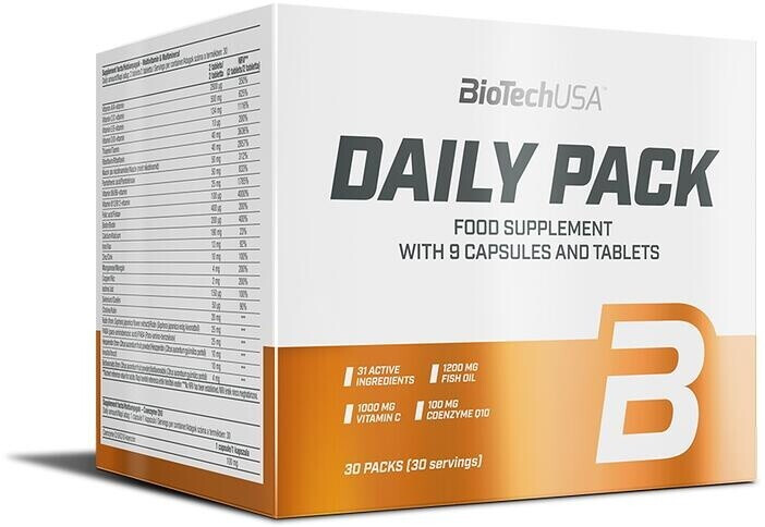 BioTech USA Daily Pack 30 packets ab 23,99 € | Preisvergleich bei idealo.de