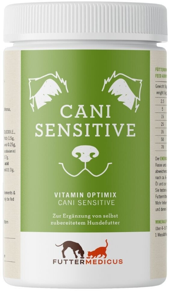 Futtermedicus Vitamin Optimix Cani Sensitive 1,5 kg ab 79,90 € | Preisvergleich bei idealo.de