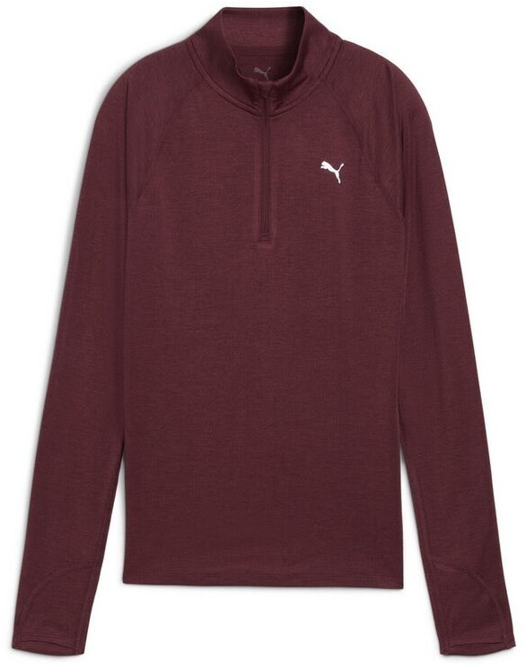 Puma Run Velocity Cloudspun 4-Zip Laufshirt ruby shimmer heather ab 49 ...