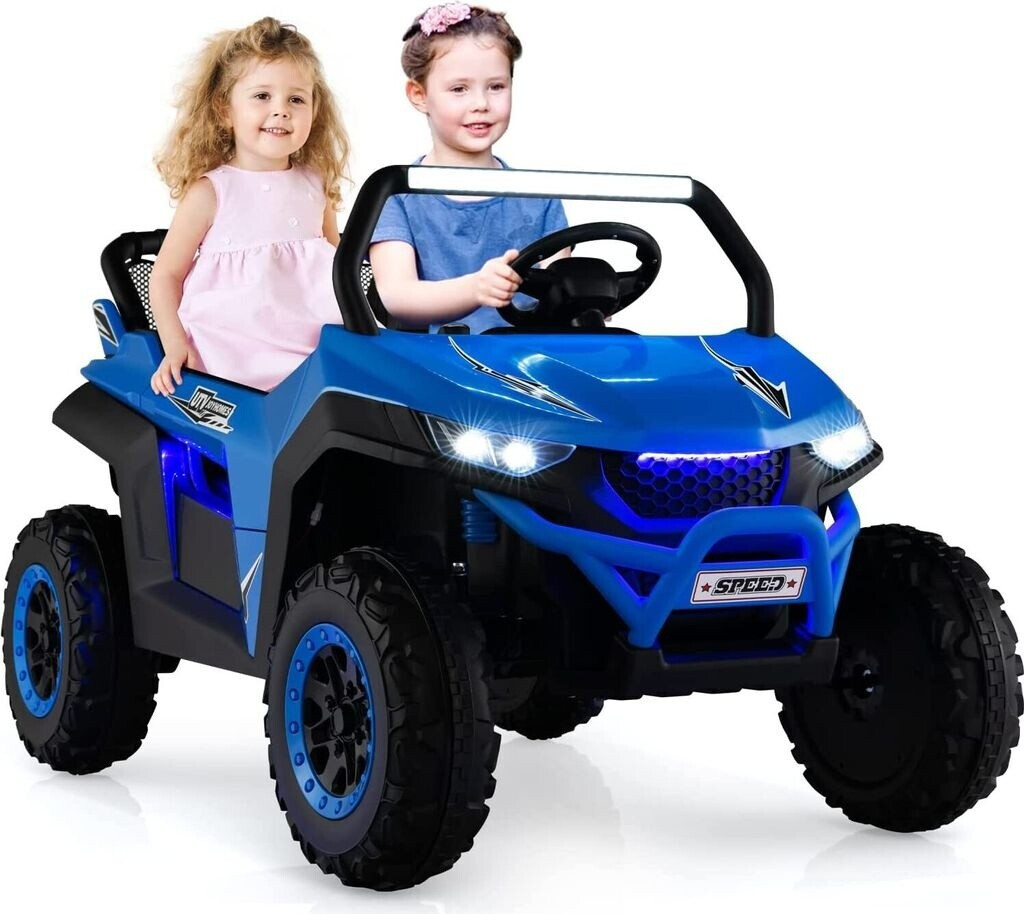 Costway 12V Elektro Kinderquad für 2 mit Musik und Scheinwerfer ab 244 ...